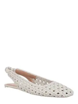 NORDSTROM Arabella Woven Slingback Flat
