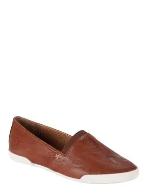 Frye Melanie Slip-on Flat - Cognac - Oyster