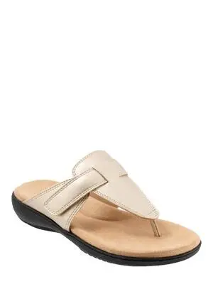 Trotters Trotters Robin Flip Flop Gold Metallic