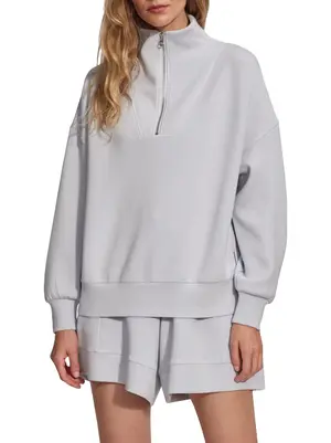 Varley Varley Hawley Half-Zip Pullover Grey Dawn