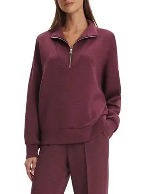 Varley Hawley Half-zip Pullover - Sassafras Marl