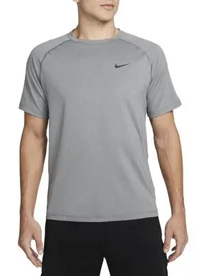 Nike Dri-fit Ready Training T-shirt - 084 Smoke Grey/heather/black