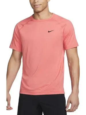 Nike Dri-fit Ready Training T-shirt - Red/heather/black