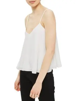 Topshop Rouleau Swing Camisole - Ivory