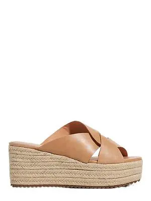 SILENT D Nicolas Platform Sandals - Honey
