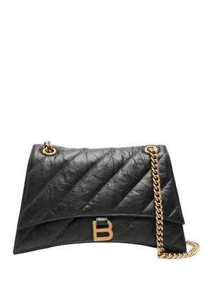 BALENCIAGA Balenciaga Crush Quilted Shoulder Bag