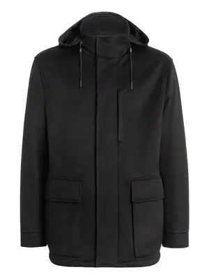 Zegna Elements Vetta Oasi Cashmere Over Jacket - Black