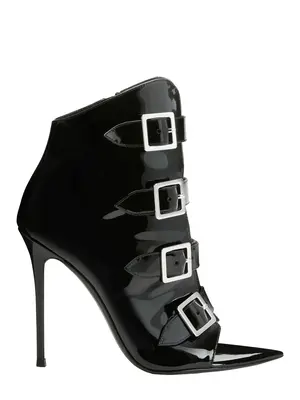 GIUSEPPE ZANOTTI Intriigo Buckle 105mm Boots - Black