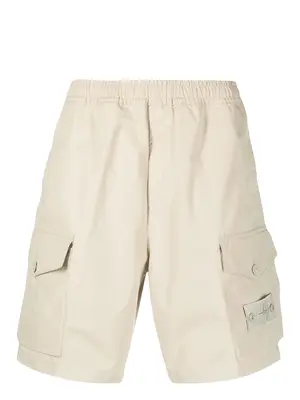 Stone Island Cotton Cargo Shorts - Neutrals