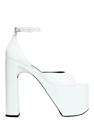 Balenciaga Camden 160mm Platform Sandals - White