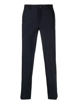 Prada Cropped Tailored Trousers - Blue