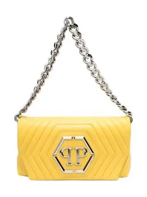 Philipp Plein Quilted Shoulder Bag - Yellow