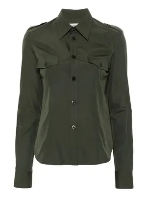 SAINT LAURENT Saint Laurent Military Button-Up Shirt