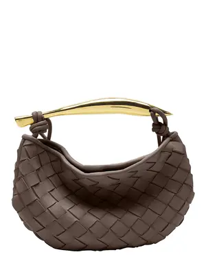 Bottega Veneta Sardine Bag Taupe Grey-m Brass