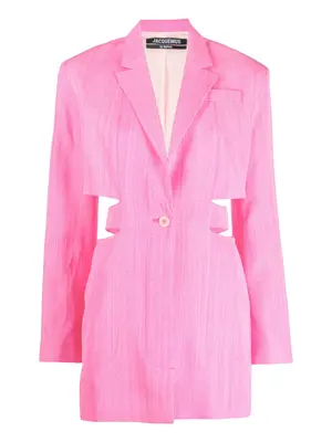 Jacquemus Bari Tailored Dress - Pink
