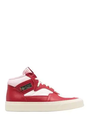 Rhude Cabriolets Hi-Top Sneakers Red