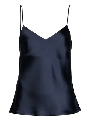 GALVAN Galvan Satin V-Neck Camisole