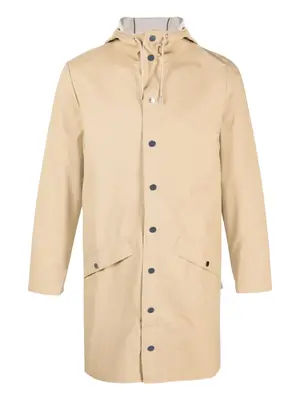 Rains Hooded Raincoat - Neutrals