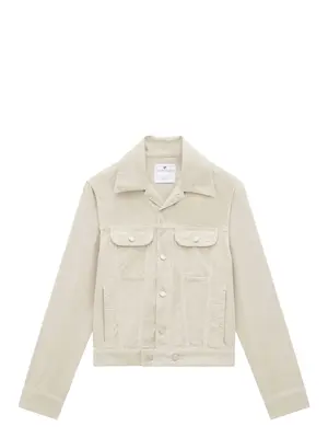 COURREGES Strap-detail Buttoned Shirt Jacket - Neutrals
