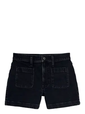 Madewell The Denim Emmett Patch Pocket Short - Sendhurst Wash