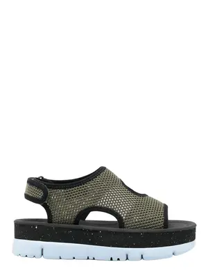 Camper Oruga Up Platform Sandals - Green