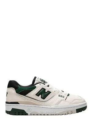 NEW BALANCE 550 Sea Salt Pine Green Sneakers - White