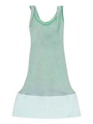 Jacquemus La Robe Maille Turbi Minidress - Green