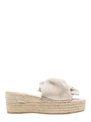 Manebí Havana Platform Espadrilles - Neutrals