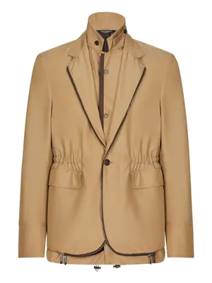 Dolce & Gabbana Deconstructed Layered Blazer - Neutrals