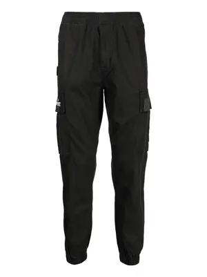 AAPE BY *A BATHING APE® Tapered-leg Cargo Trousers - Black