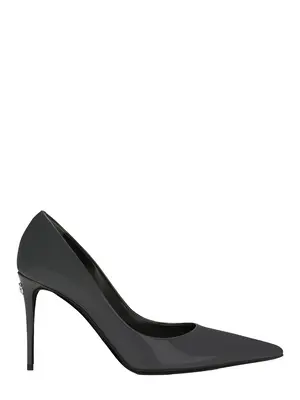 Dolce & Gabbana 90mm Patent Leather Pumps - Grey
