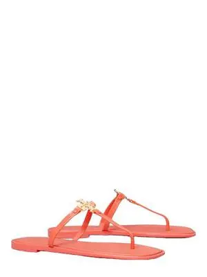 Tory Burch Roxanne Jelly Thong Sandal Coral Crush