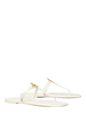 Tory Burch Roxanne Jelly Thong Sandal Ivory/gold