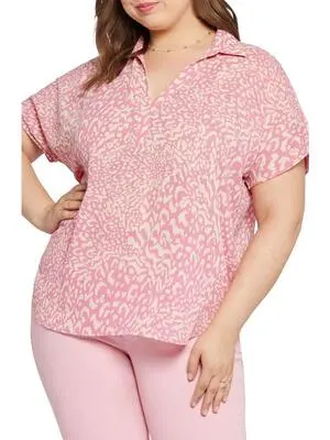 NYDJ Becky Georgette Popover Top - Alana