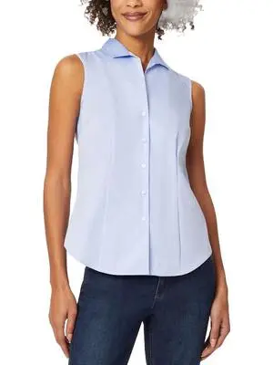 Jones New York Sleeveless Blouse - Blue