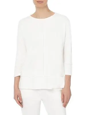 Jones New York Serenity Knit Top - Nyc White