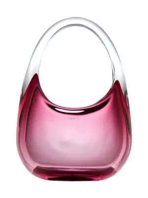 Coperni Coperni Mini Swipe Top Handle Bag Glass Pink