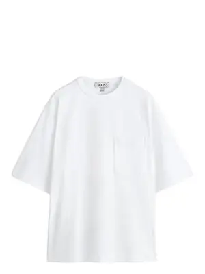 Cos Oversized Heavyweight T-shirt - White