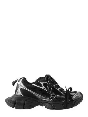 Balenciaga 3xl Distressed Sneakers - Black