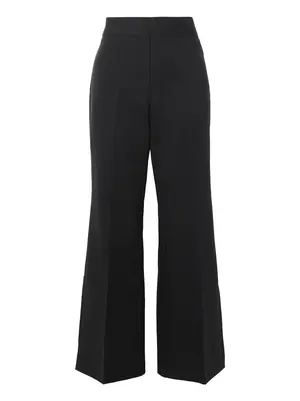 Spanx The Perfect Stretch-ponte Flared Trousers - Black