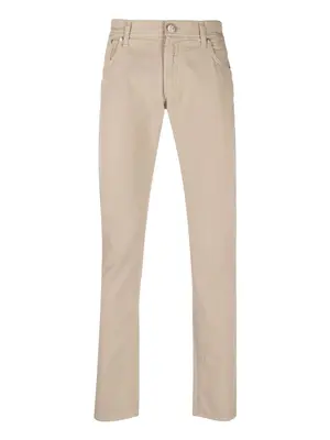 Corneliani Low-rise Trousers - Neutrals