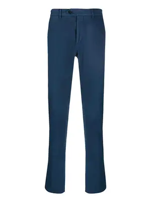 LARDINI Straight-leg Tailored Trousers - Blue