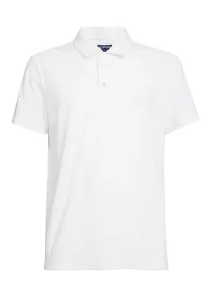 Vilebrequin Towelling Polo Shirt - White
