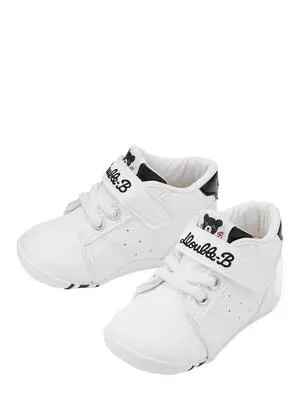 MIKI HOUSE Double B High-top Sneakers - White
