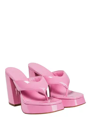 GIA BORGHINI Platform Sandals - Pink