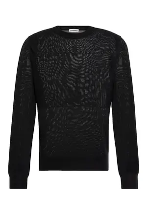 JIL SANDER Wool Sweater - Black