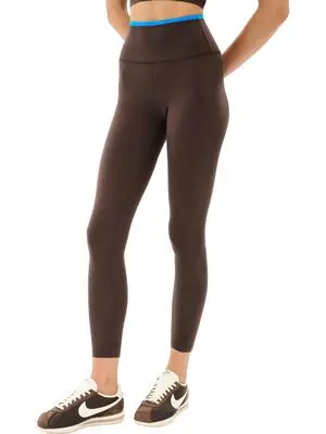 Splits59 Dual High Waist Airweight 7/8 - Dark Chocolate/classic Blue