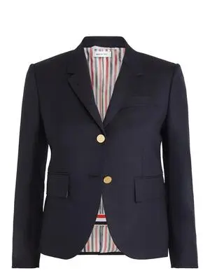 Thom Browne Wool High Armhole Sport Coat - Navy