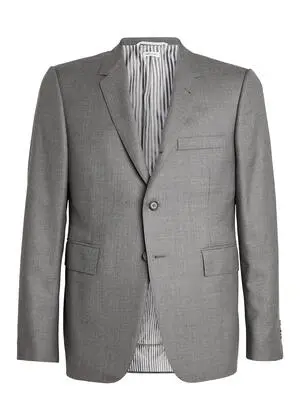 Thom Browne Wool Blazer - Grey