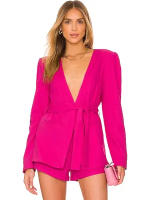LOVERS AND FRIENDS Moda Blazer - Hot Pink